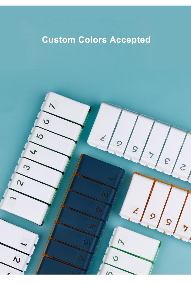 Organize Your Pills with the New 7 Compartment Pill Box | Bluesky