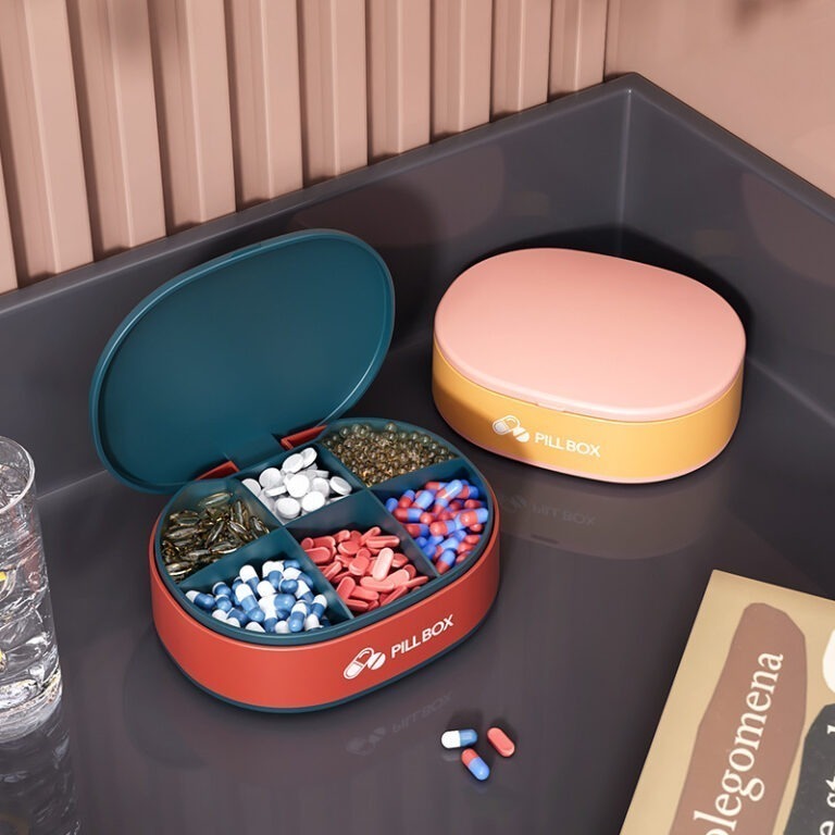 Compact Stackable Pill Box | Bluesky Health Solutions