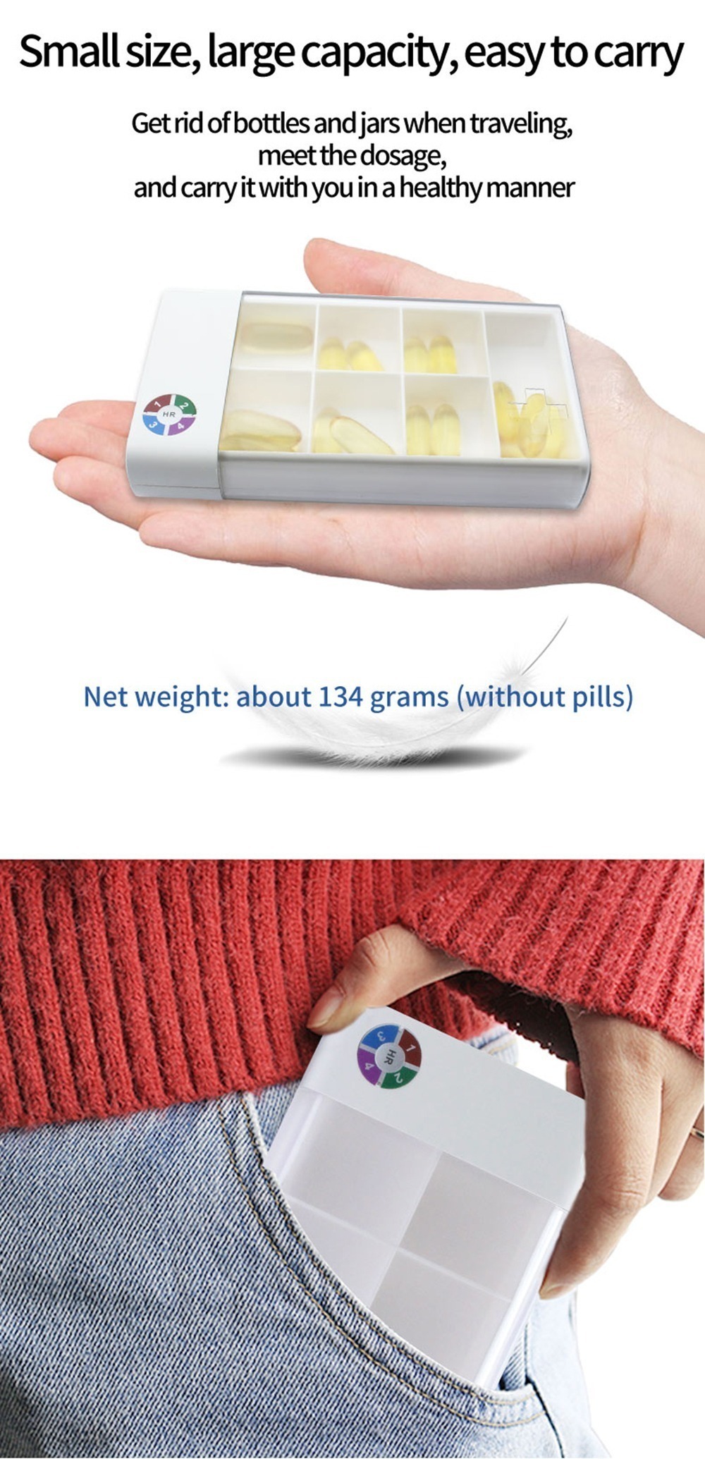 Electronic Pill Box for Elderly - Smart Medication | Bluesky
