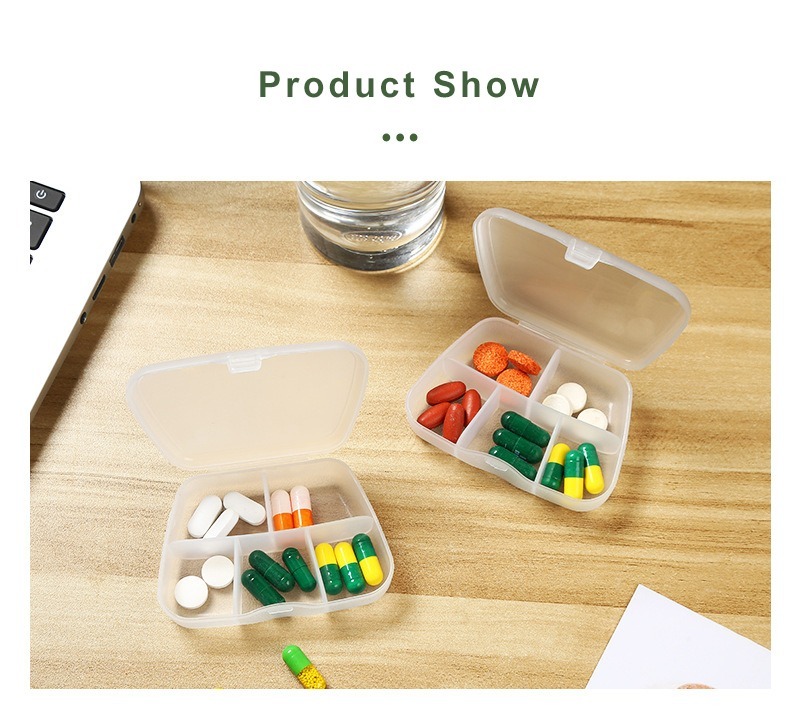 Transparent Daily Pill Box - Organized Medicine | Bluesky