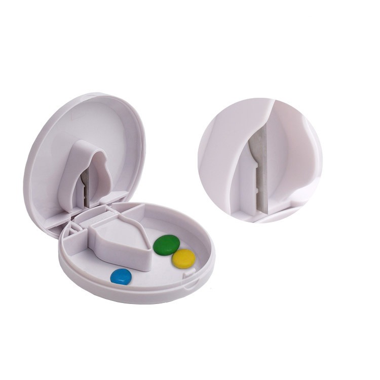 Plastic Portable Pill Cutter | Accurate Pill Cutting Tool