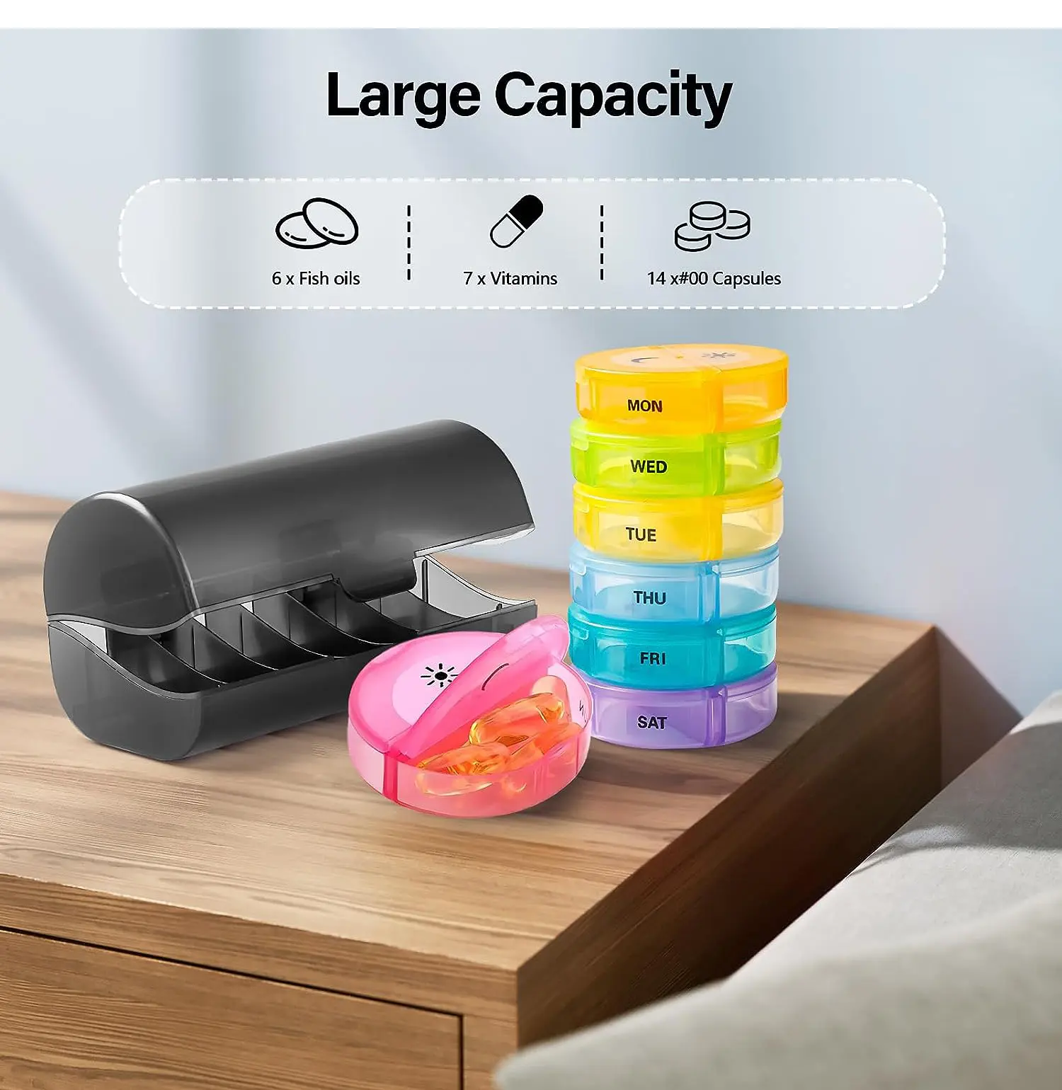 Weekly AM/PM Pill Box | Your Ultimate Medication Organizer