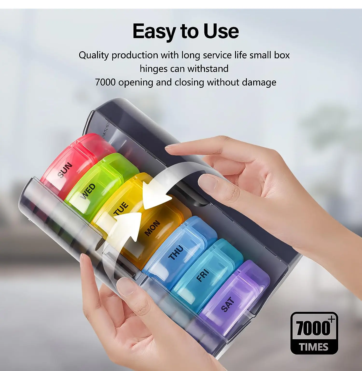 Weekly AM/PM Pill Box | Your Ultimate Medication Organizer