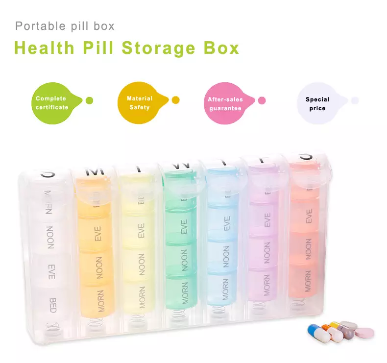 BS0100J-Pop-up Pill Organizer - BLUESKY